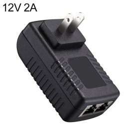 poe-248 12v 2a router ap wireless poe / lad power injector adapter ...