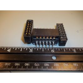 50-12sn-3 card edge connector 12 position, .156 inch solder pc mount ...