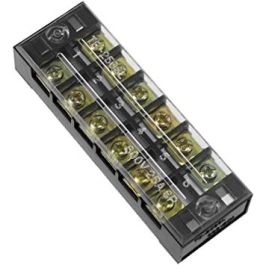 64-8006 6 covered barrier terminal block strip | elliott electronic supply