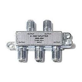 200-204 4 way f splitter 5-1000mhz | elliott electronic supply